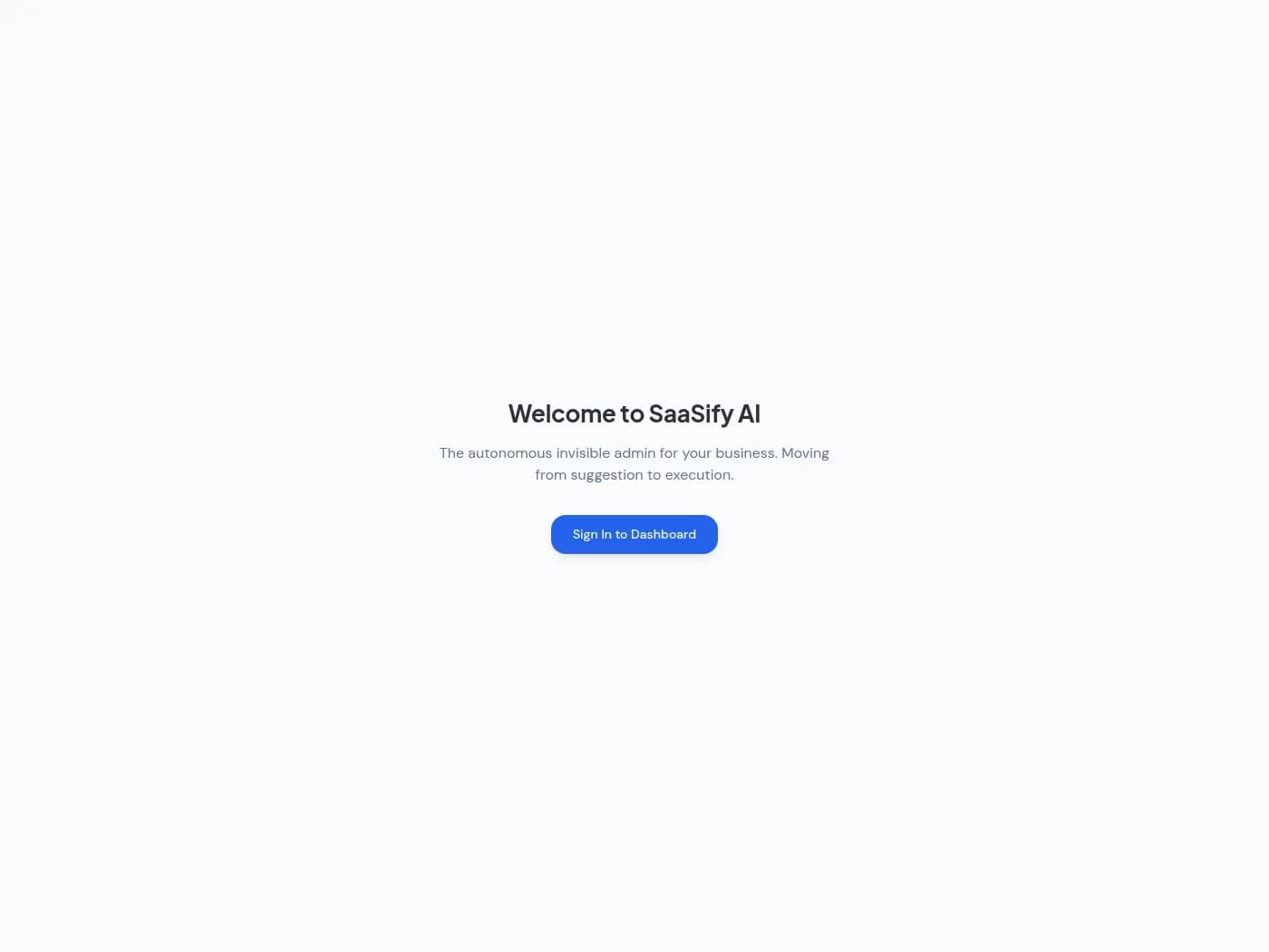 SaaSify AI Admin