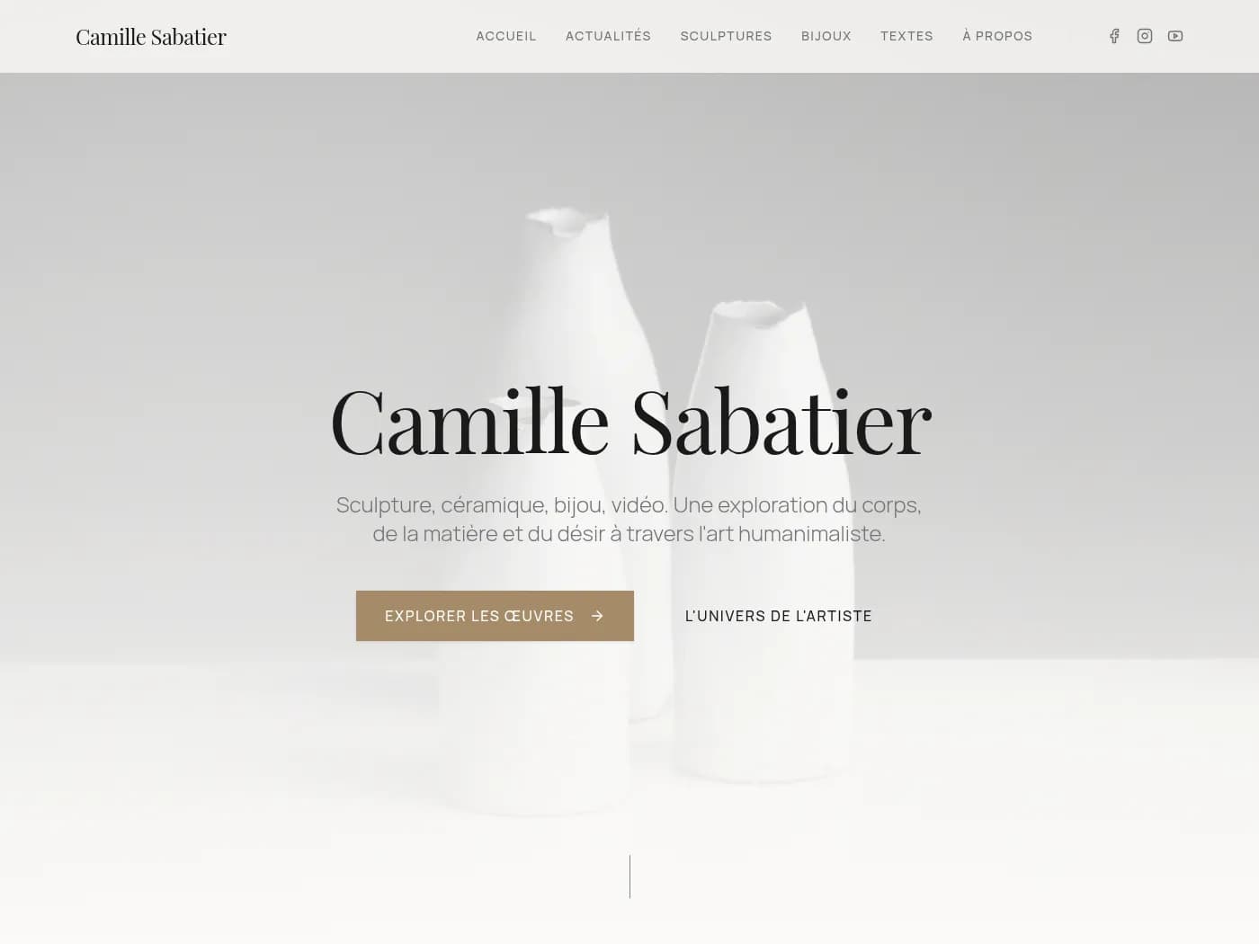 Camille Sabatier Modern Site