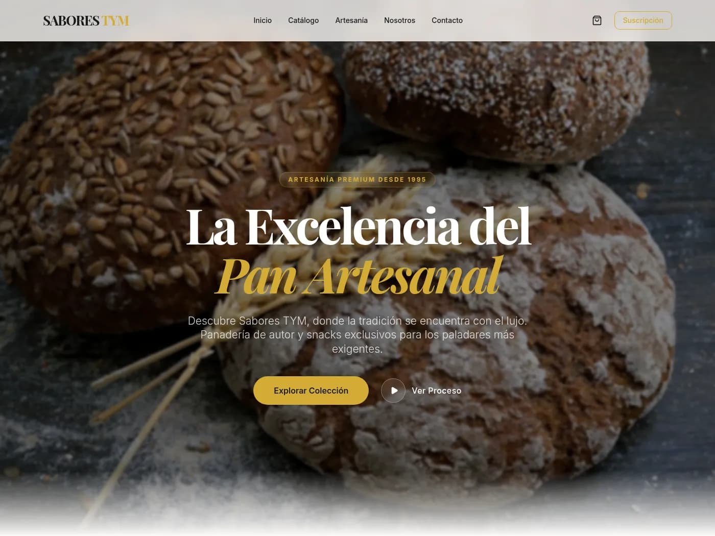 Sabores TYM Premium Site