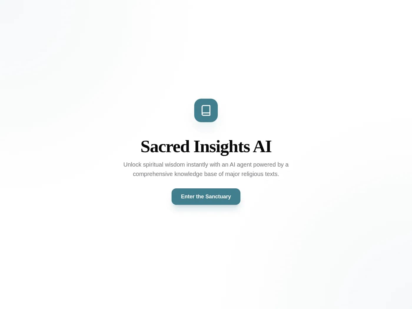 Sacred Insights AI