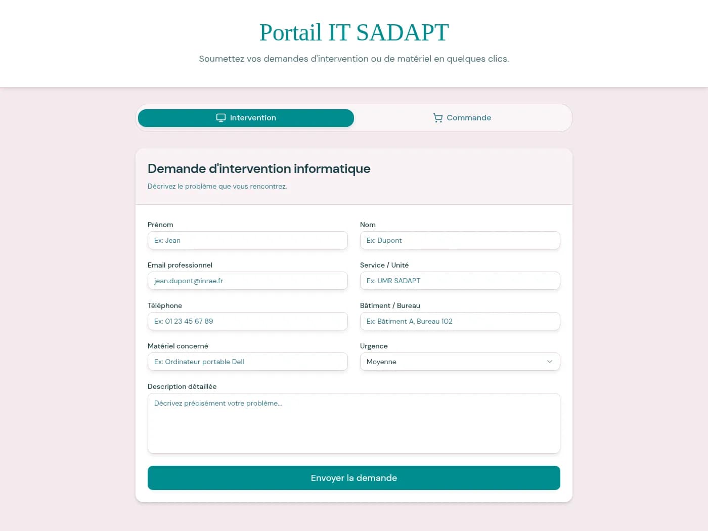 SADAPT IT Portal