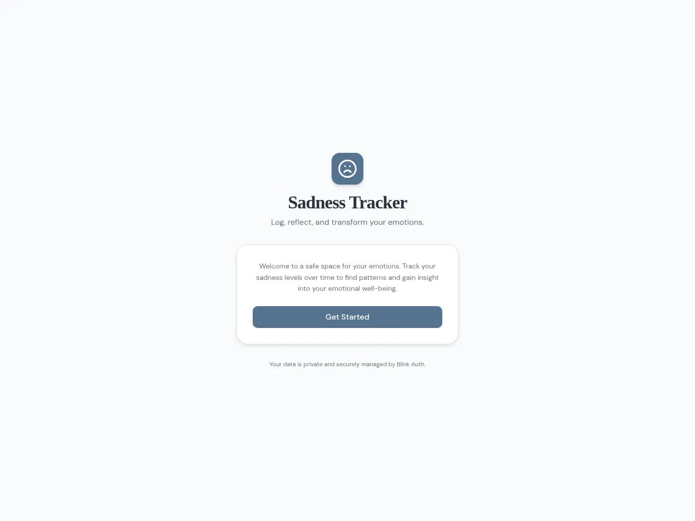 Sadness Tracker