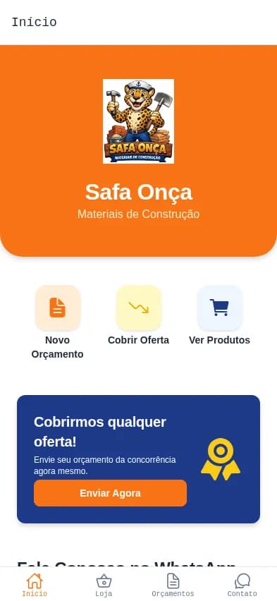 Safa Onça Orçamentos