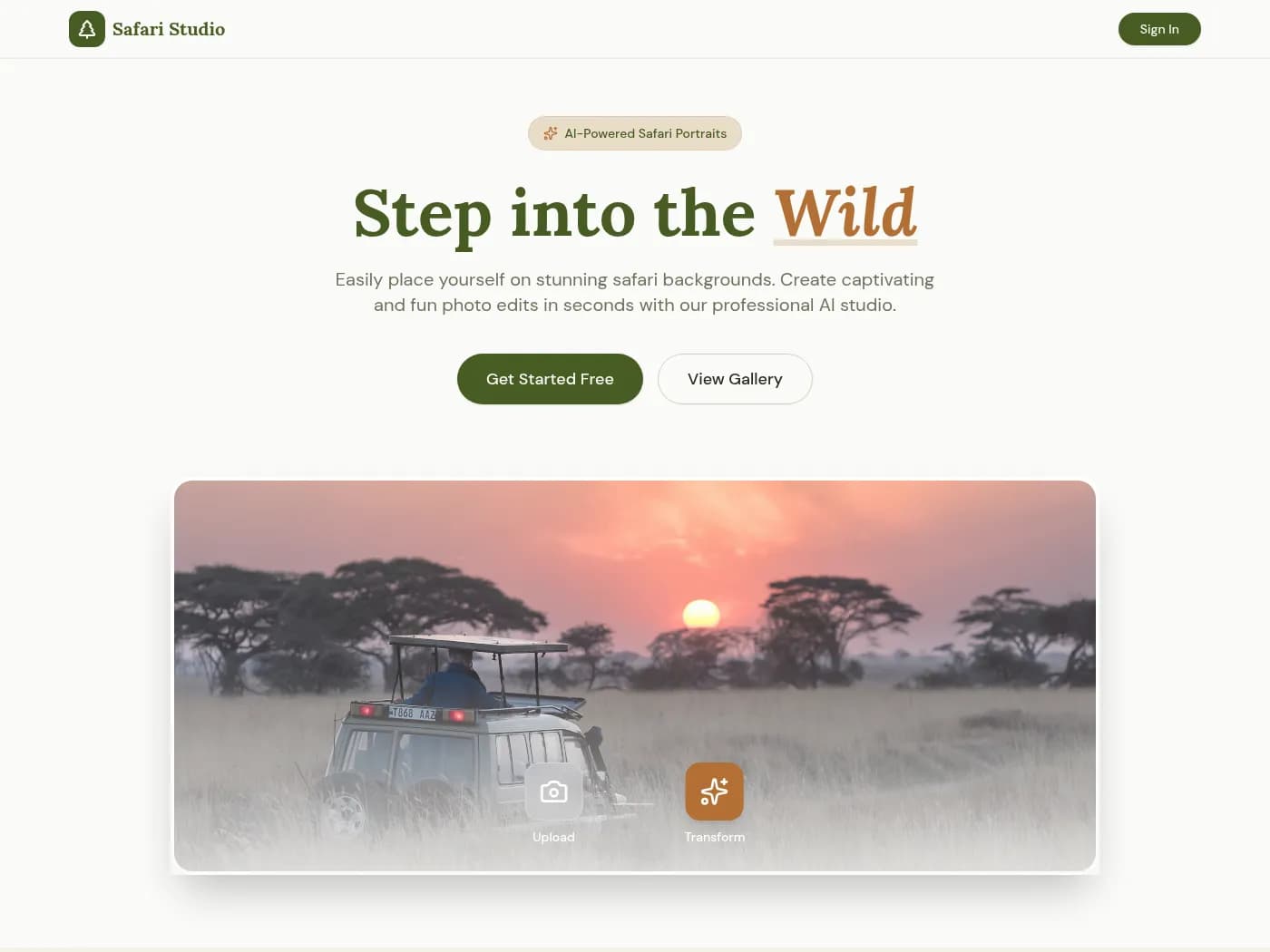 Safari Portrait Studio