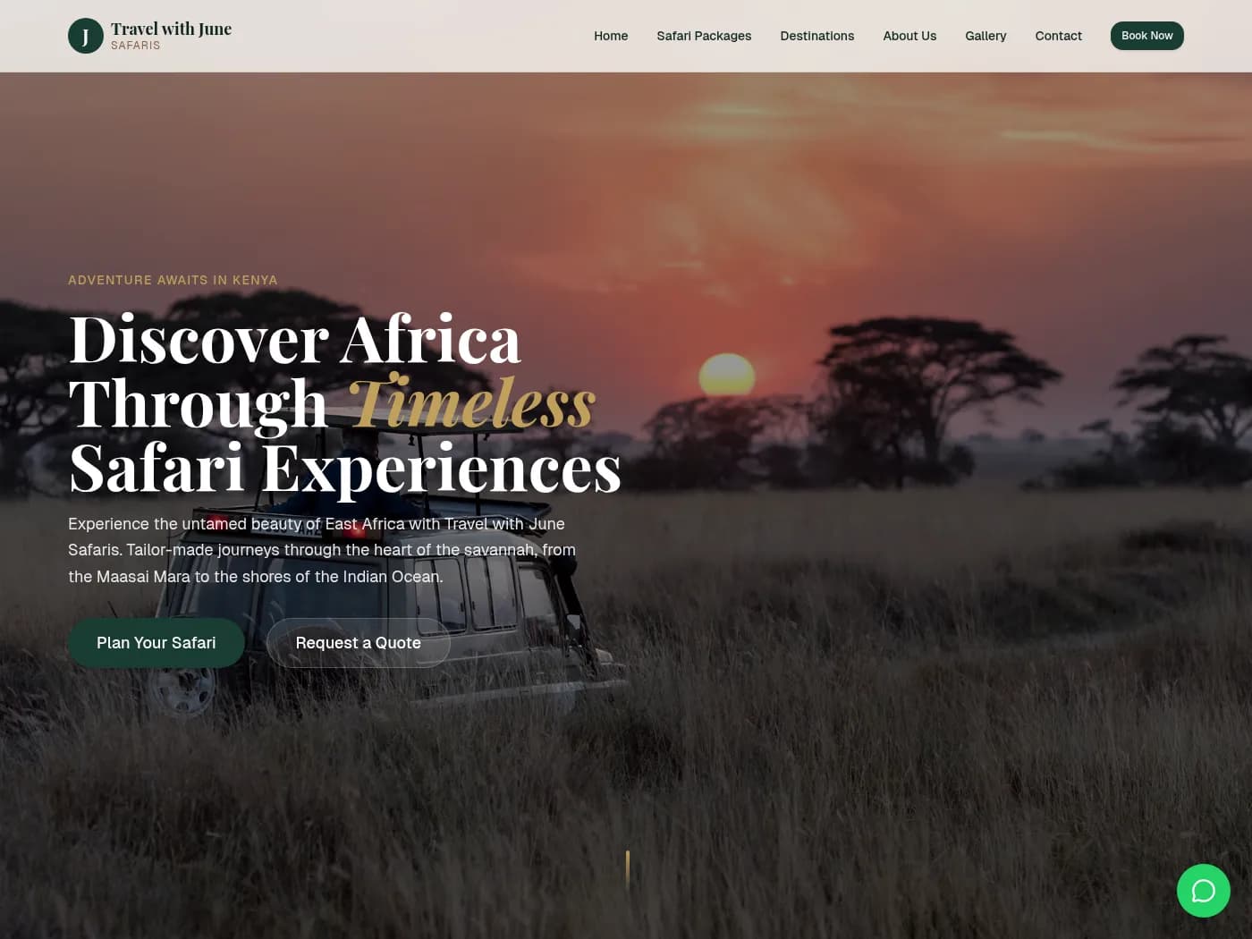 Safari Luxe Experience