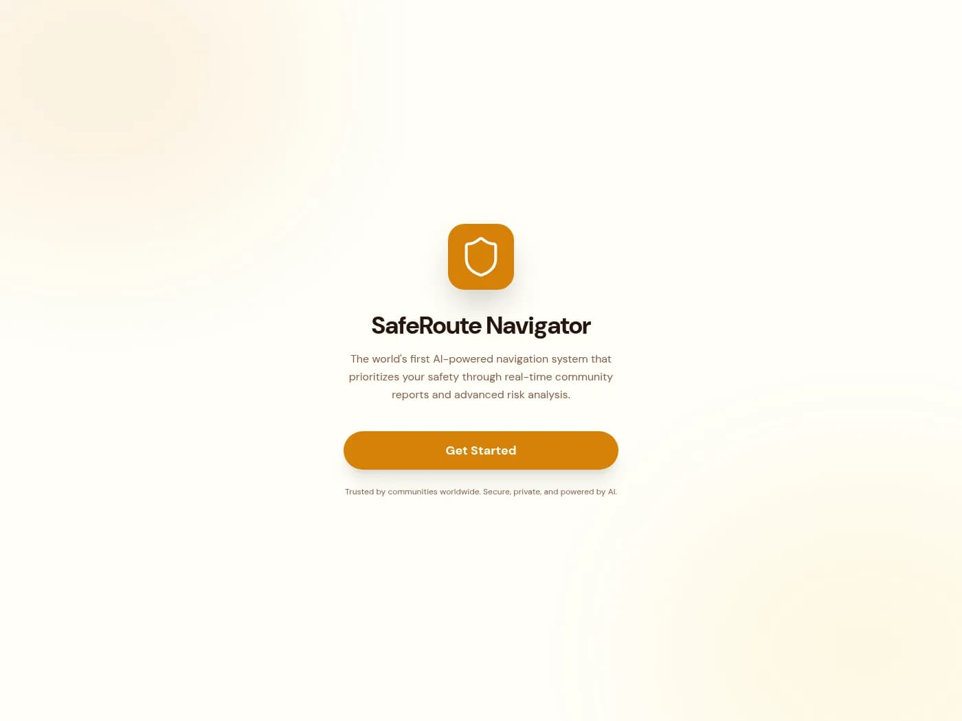 SafeRoute Navigator
