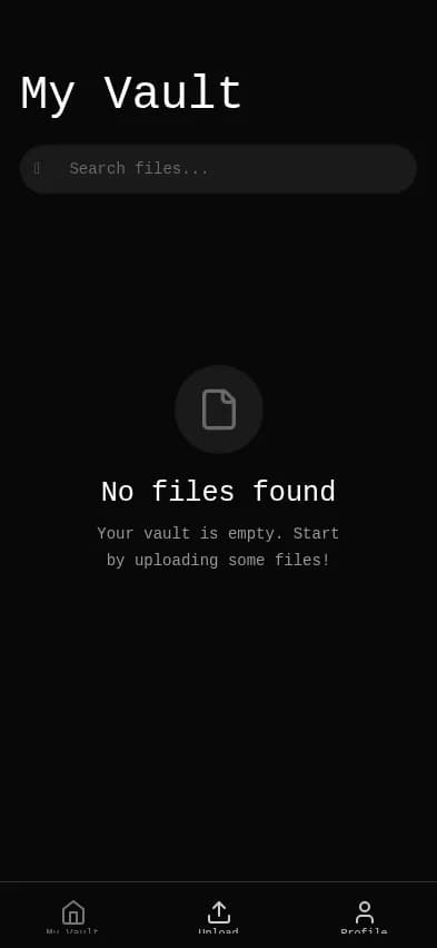 SafeFile Vault