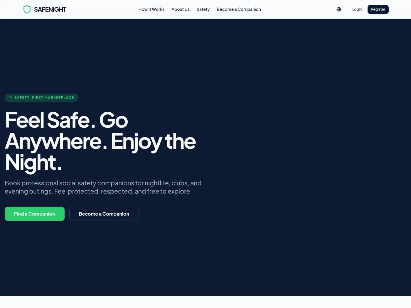 SafeNight Companionship Platform