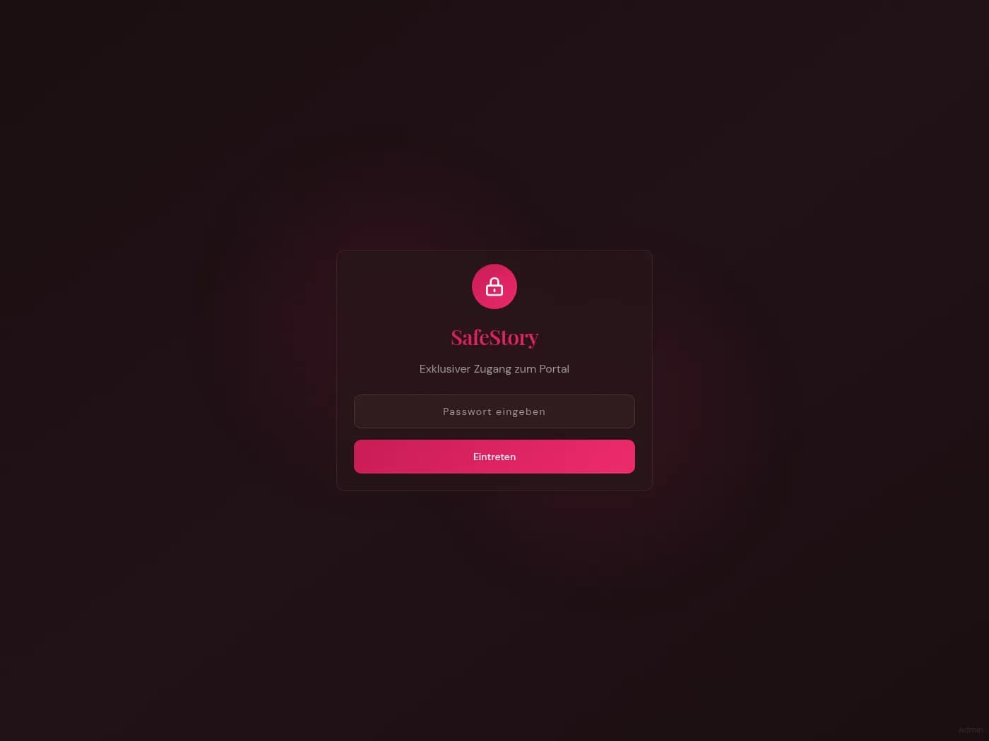 SafeStory Portal