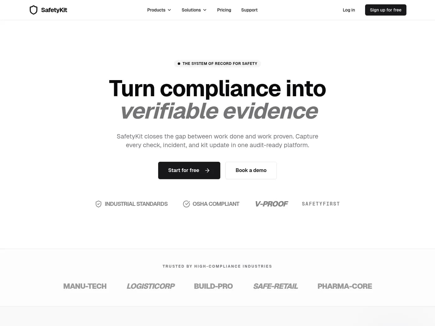 SafetyKit Compliance Hub