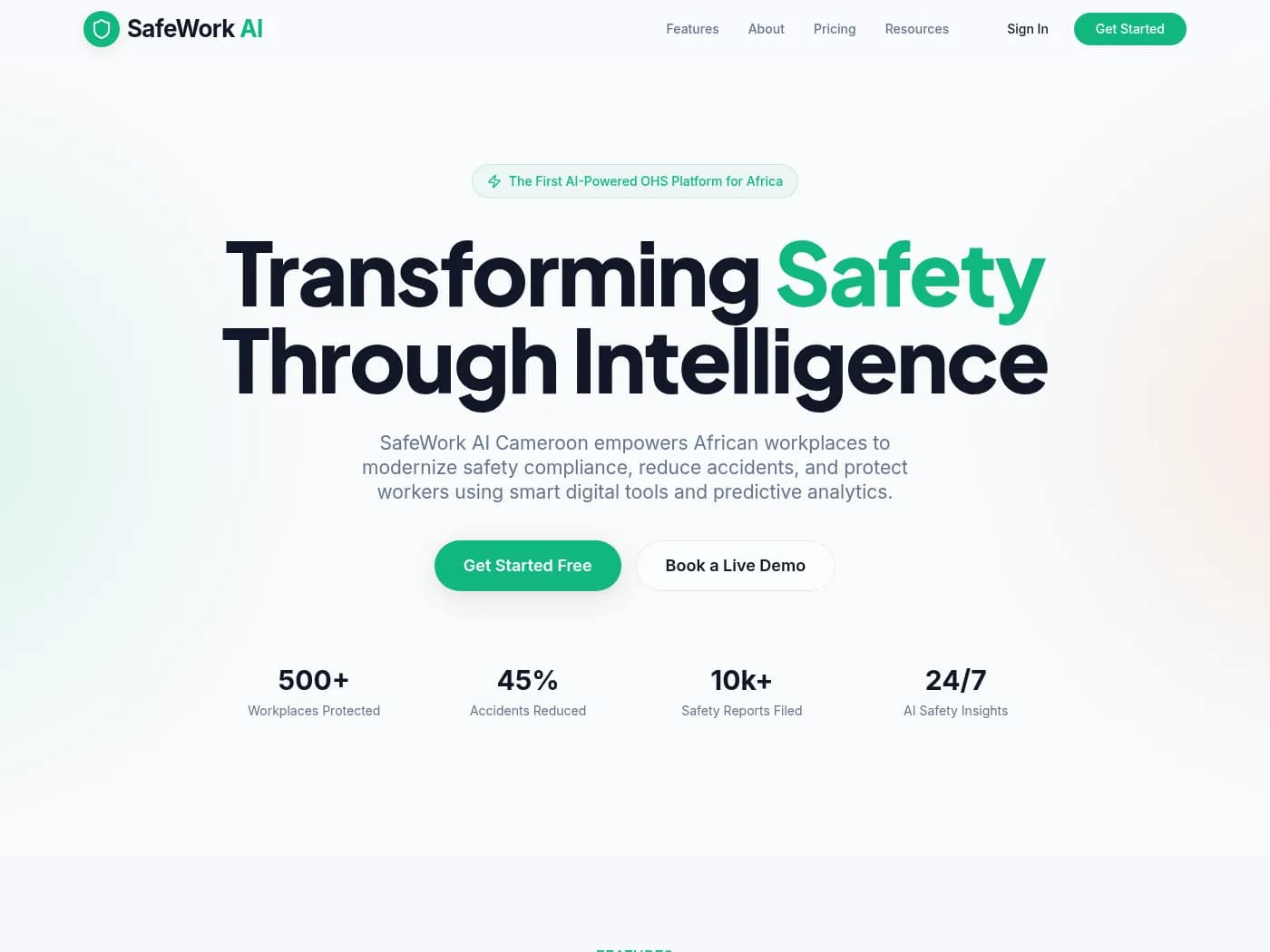 SafeWork AI Cameroon