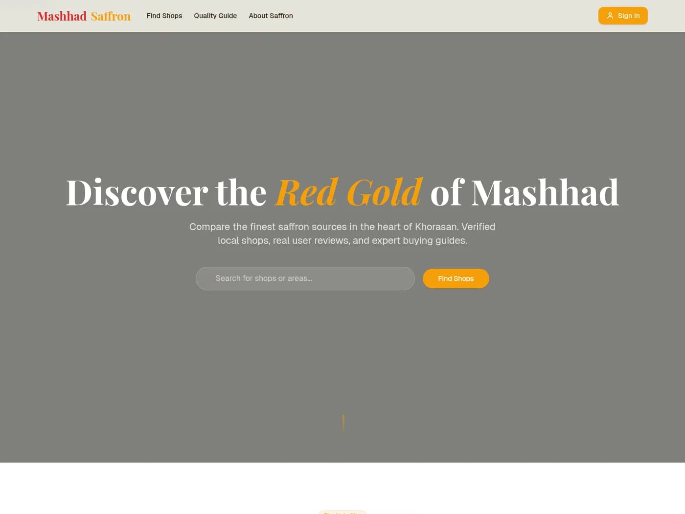 Mashhad Saffron Finder
