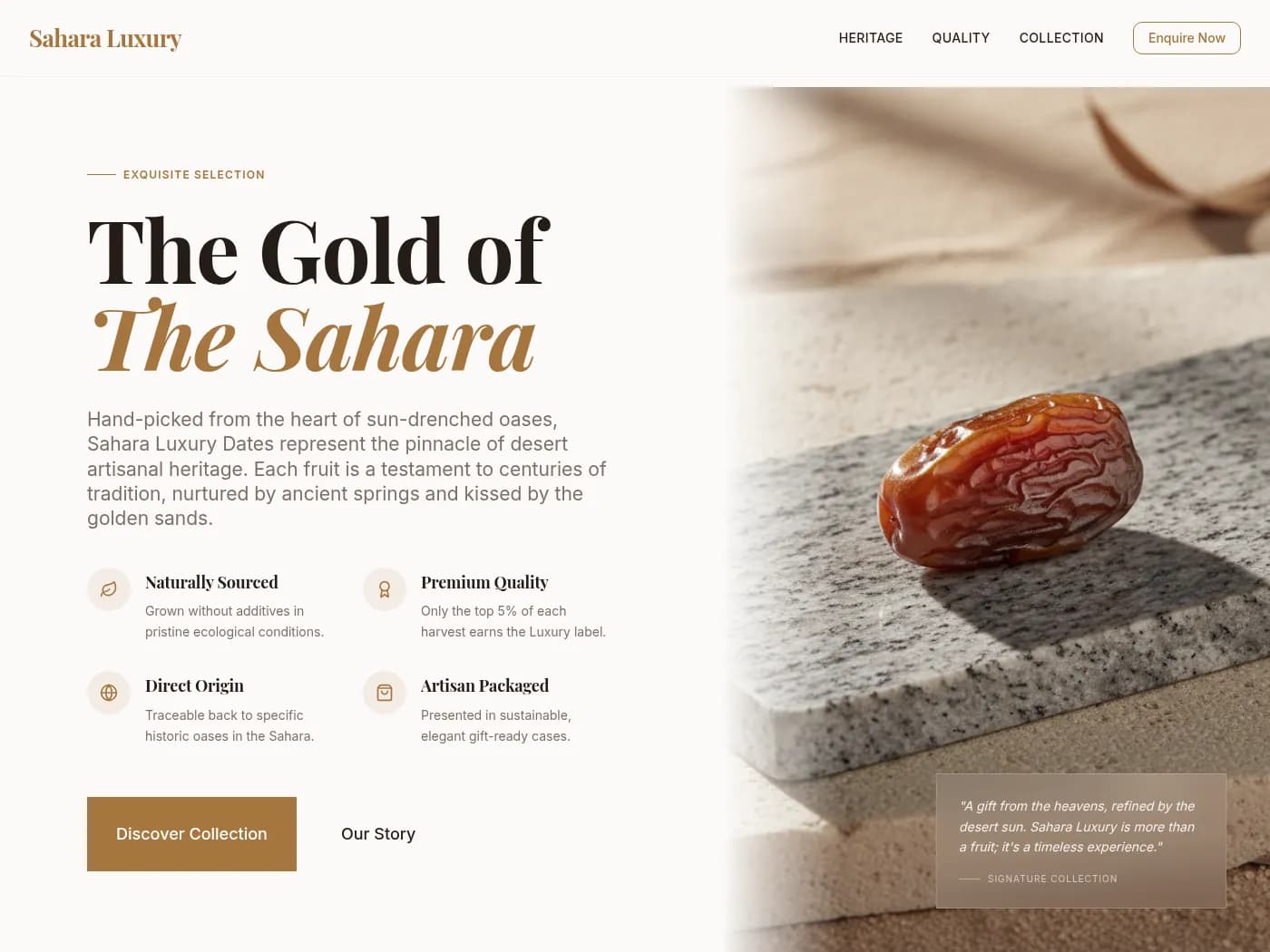 Sahara Luxury Dates