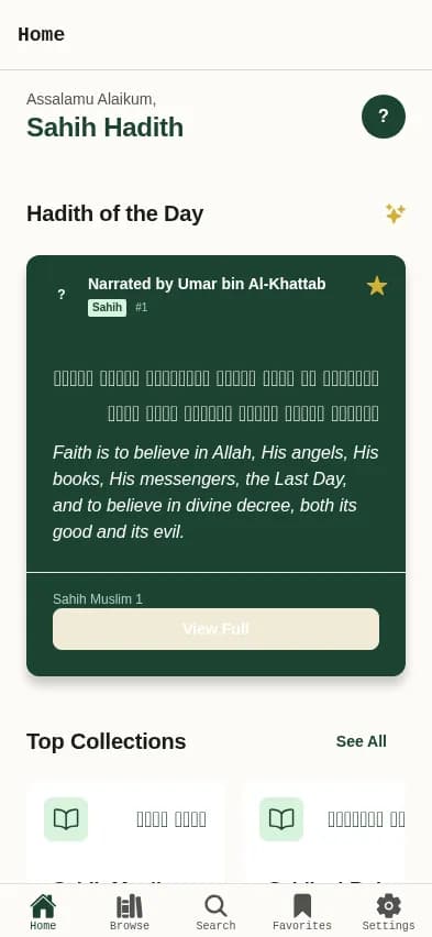 Global Sahih Hadiths