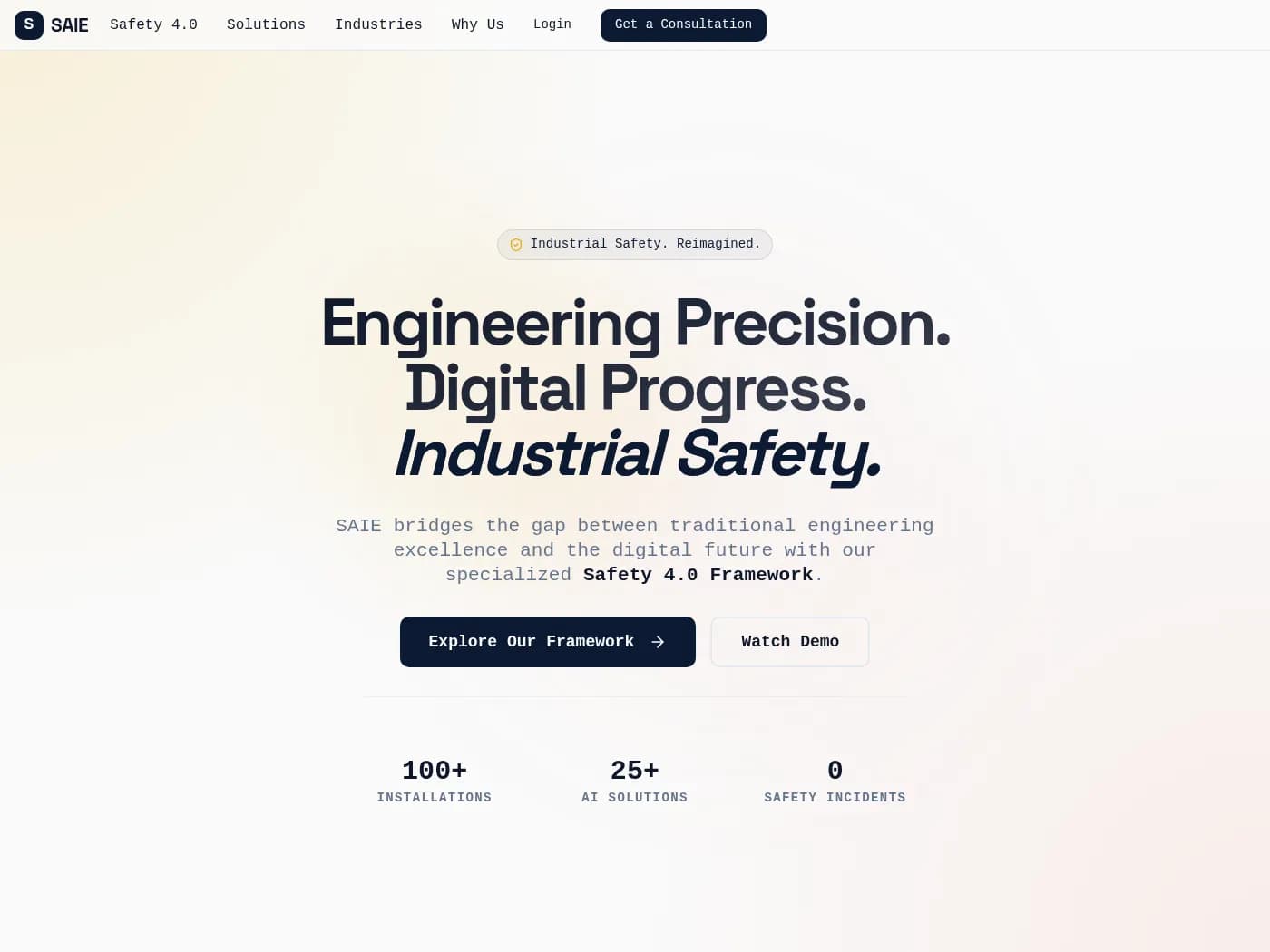SAIE SaaS Solutions Site