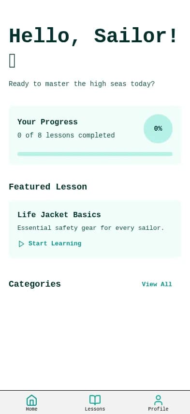 SailMaster Learning App