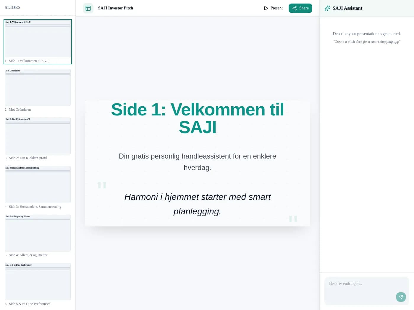 SAJI Smart Shopping Assistant