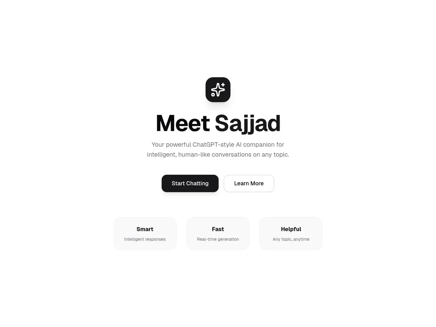 Sajjad AI Chat