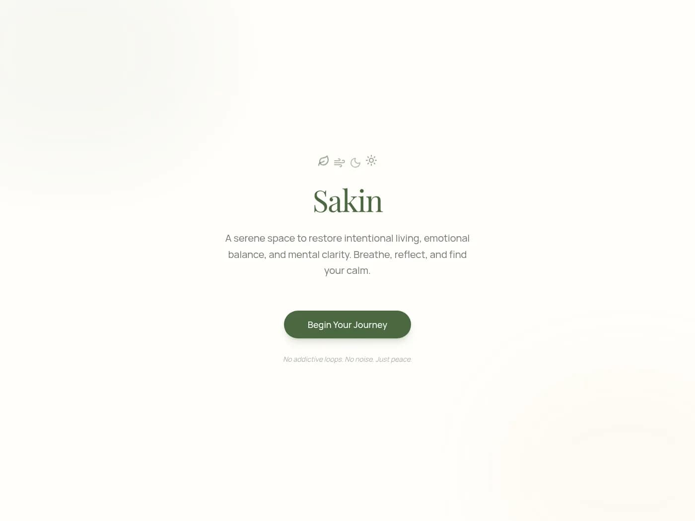 Sakin: Digital Calm App