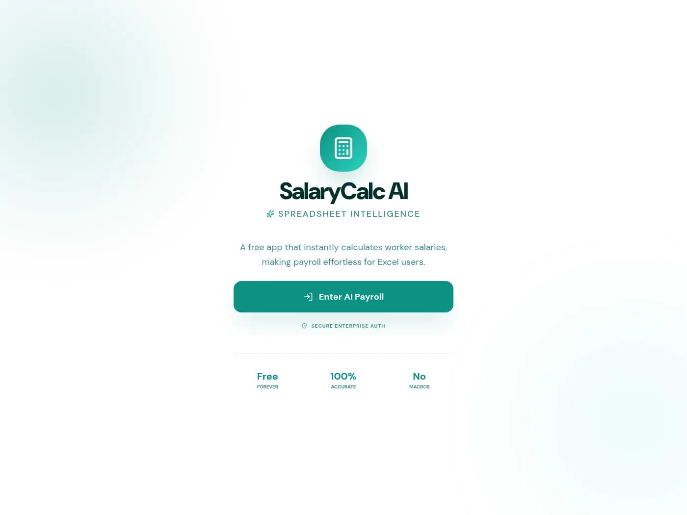 SalaryCalc Excel App