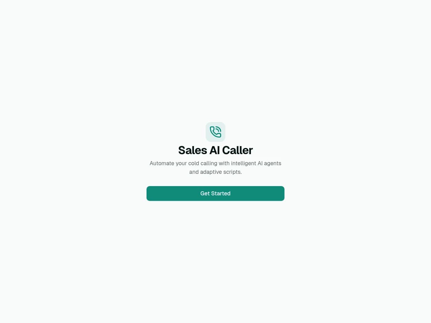 Sales AI Caller