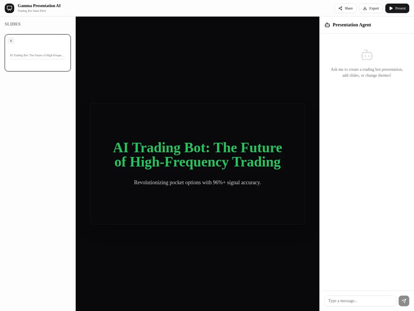 Sales Pitch Bot Deck