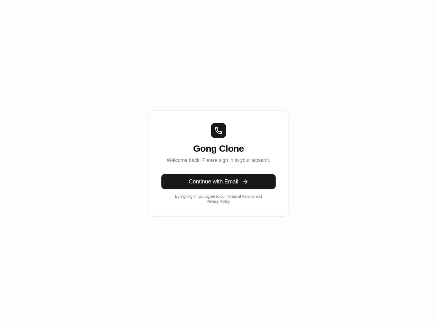 Sales Call Intelligence