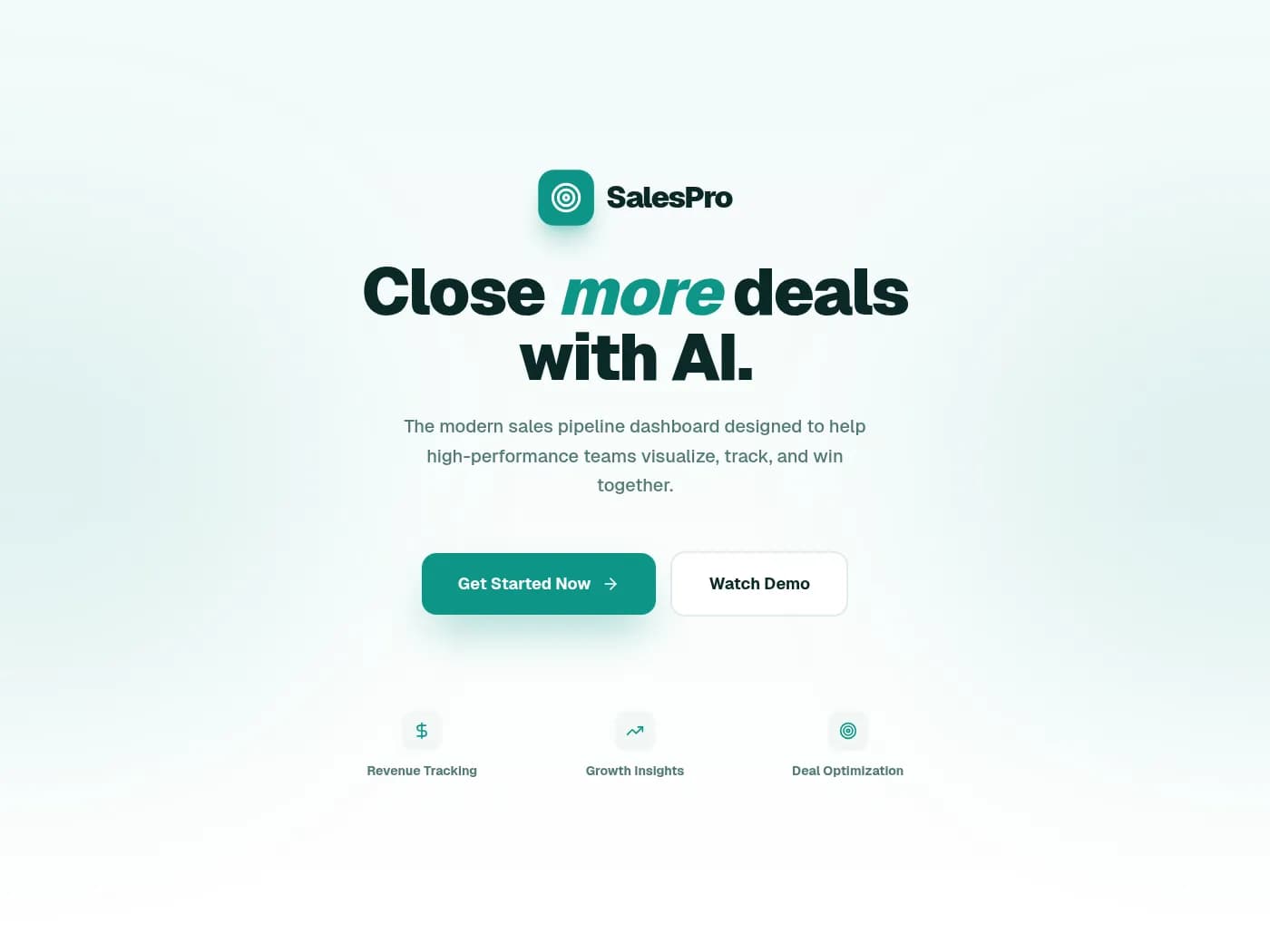 Sales Pipeline Dashboard