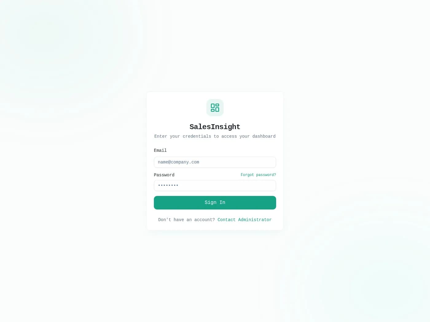 SalesInsight Dashboard