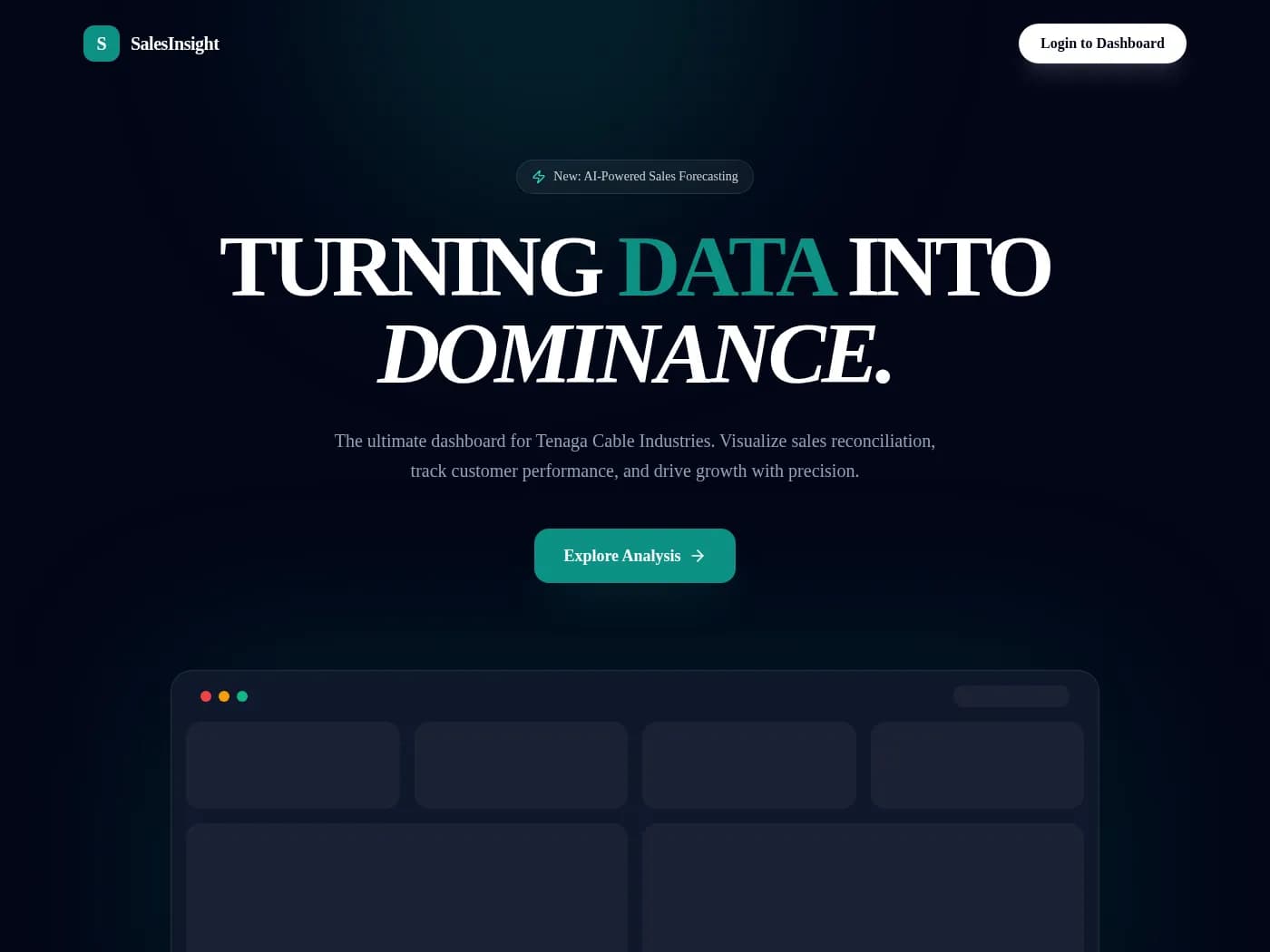 Sales Analysis Dashboard