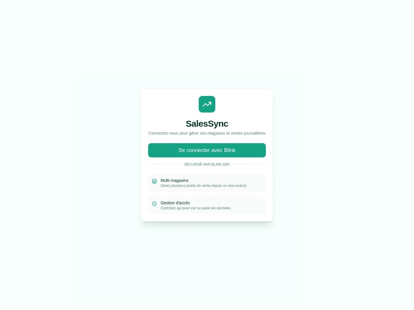 SalesSync Dashboard