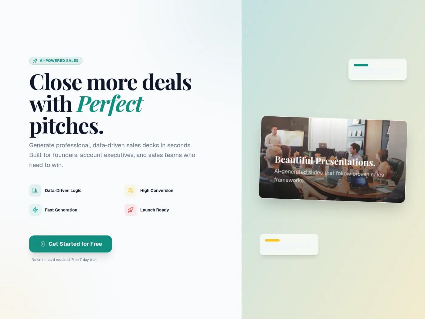 Dynamic Sales Deck
