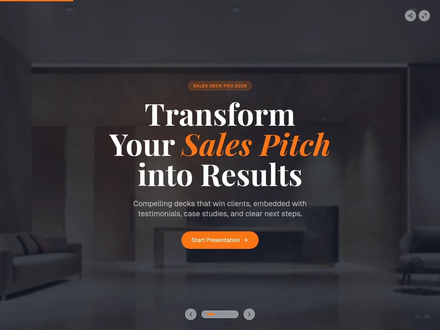 Sales Deck Pro