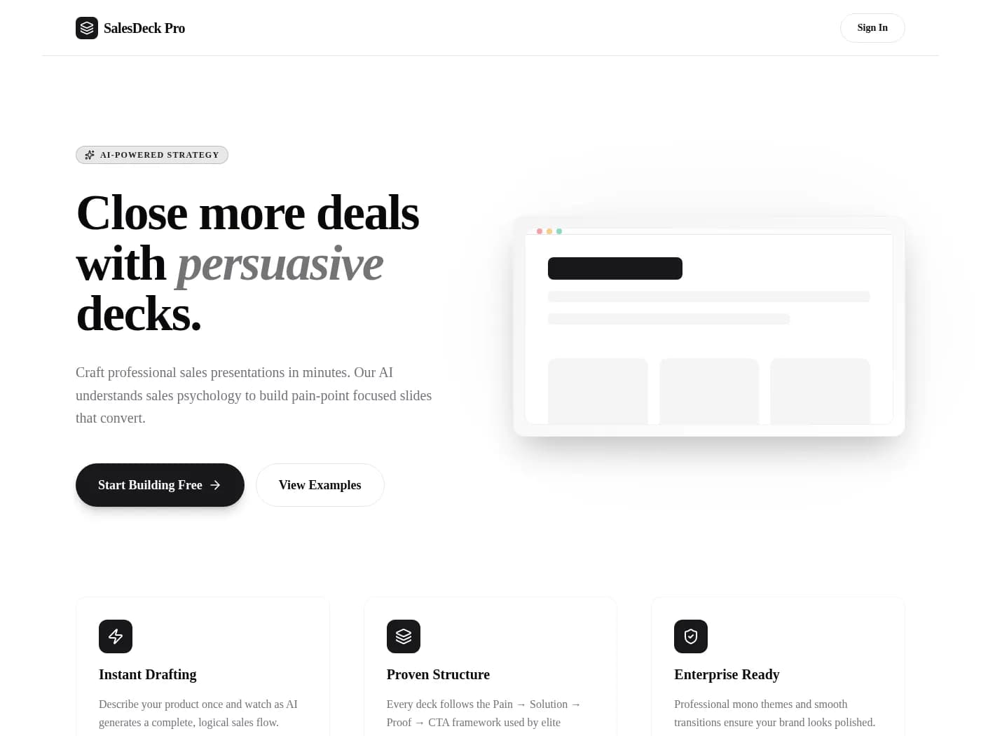 SalesDeck Pro