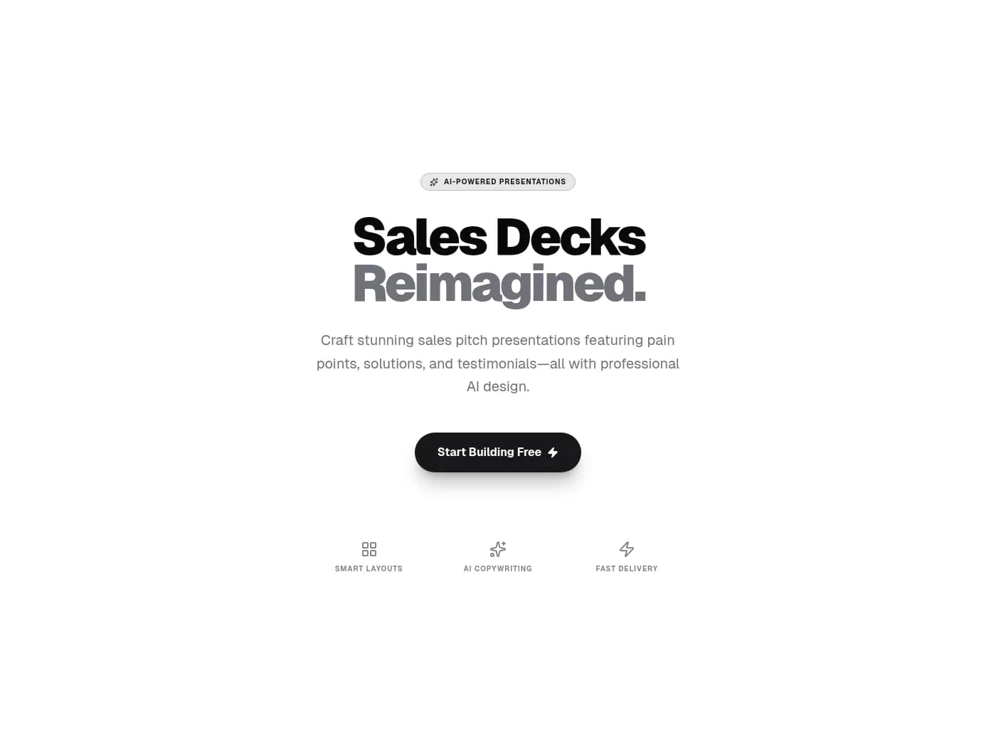 Sales Deck Pro