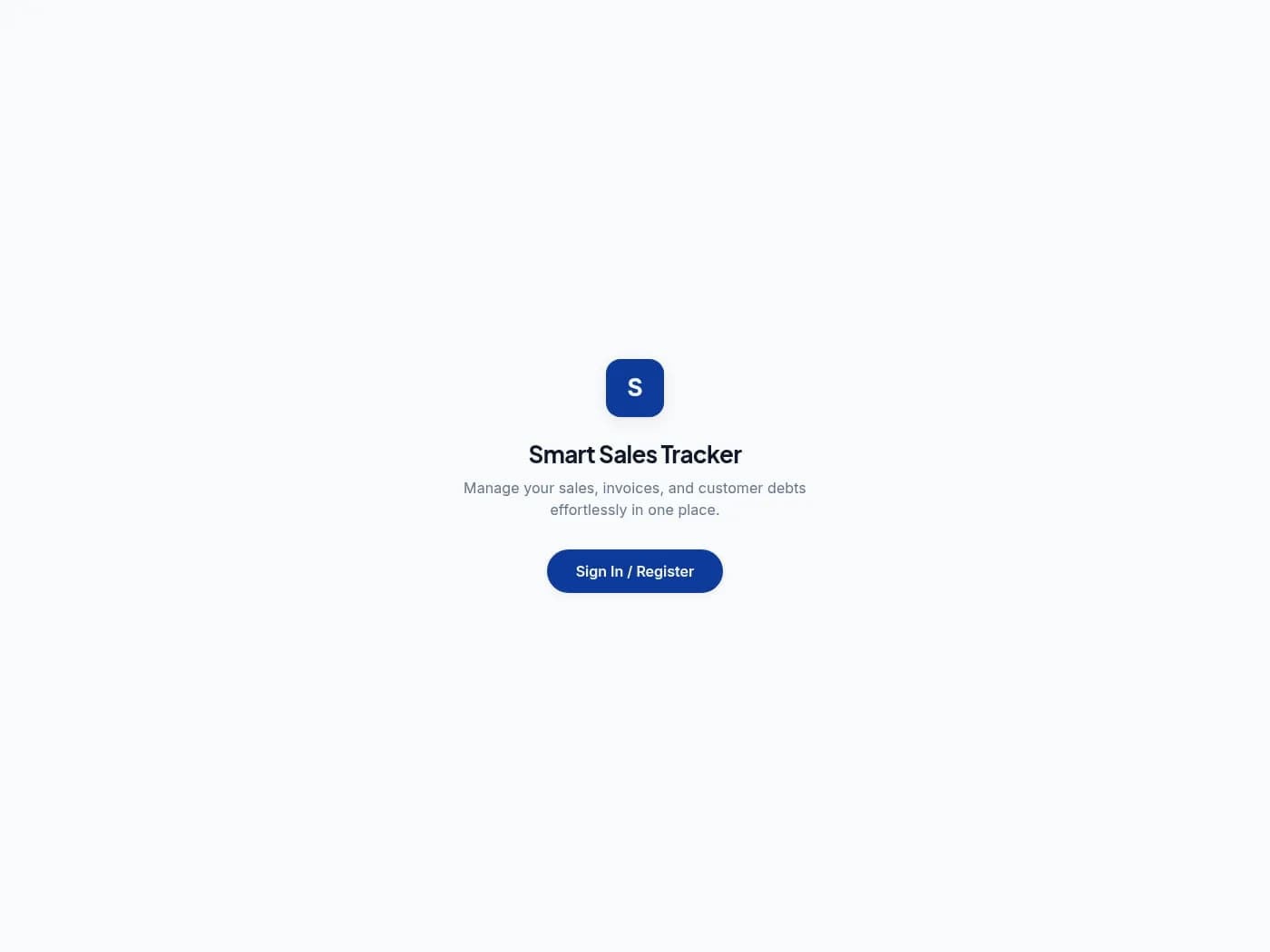 Smart Sales Tracker