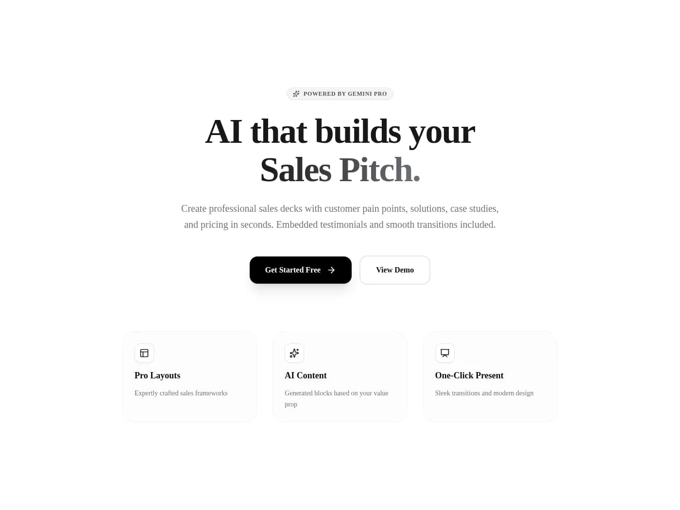 PitchDeck Pro Slides