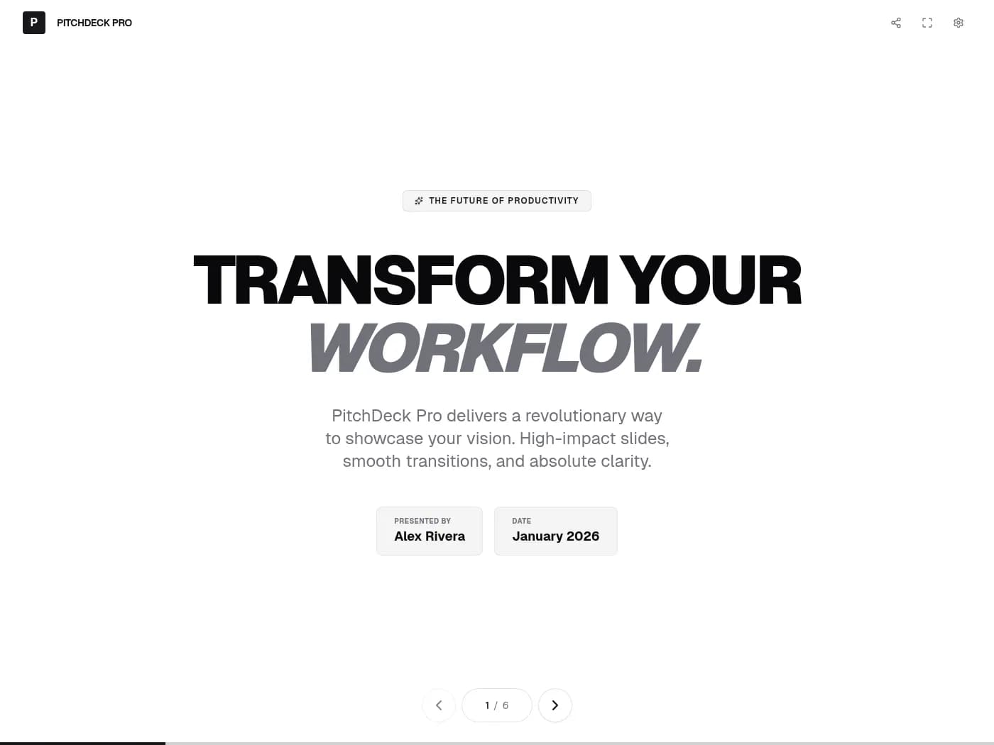 PitchDeck Pro