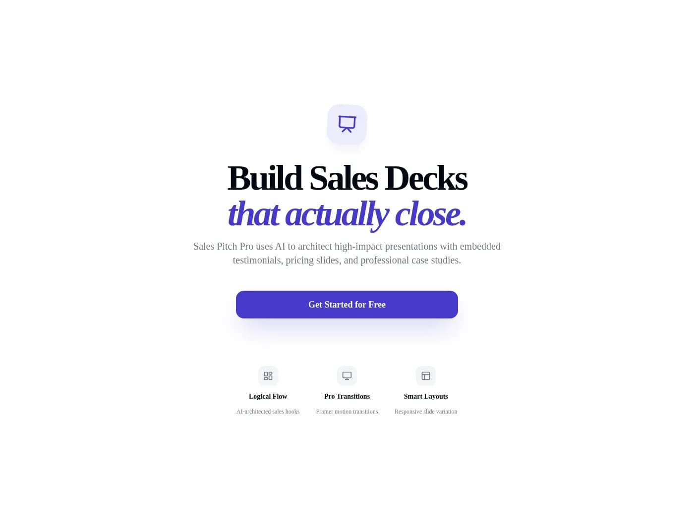 Sales Pitch Pro