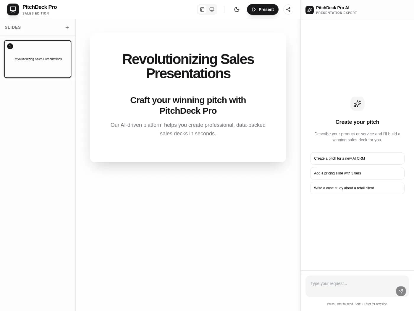 PitchDeck Pro