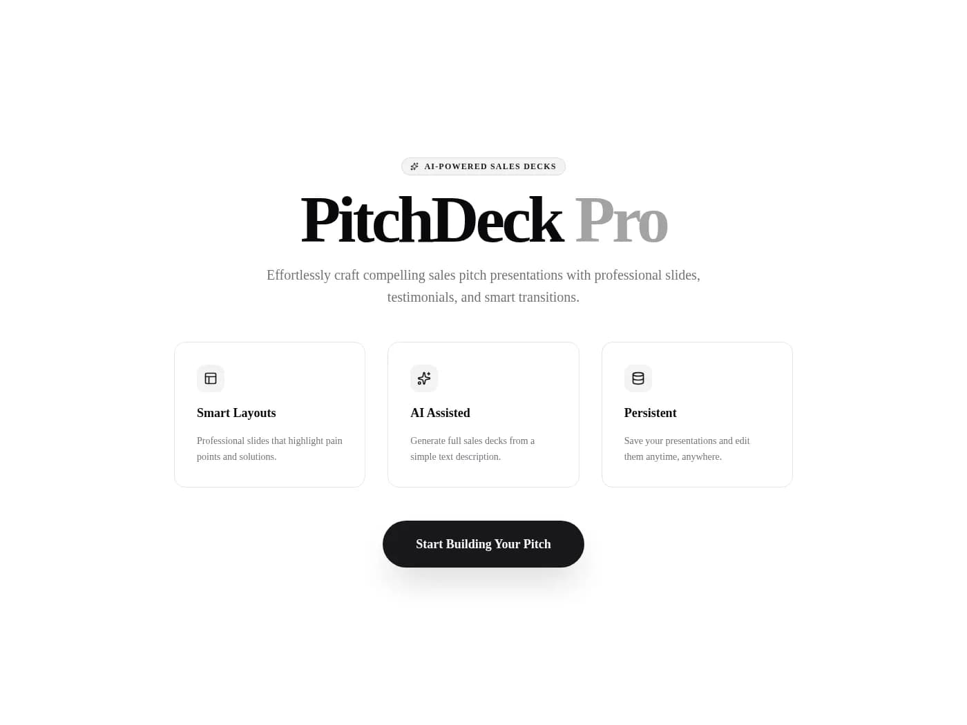 PitchDeck Pro