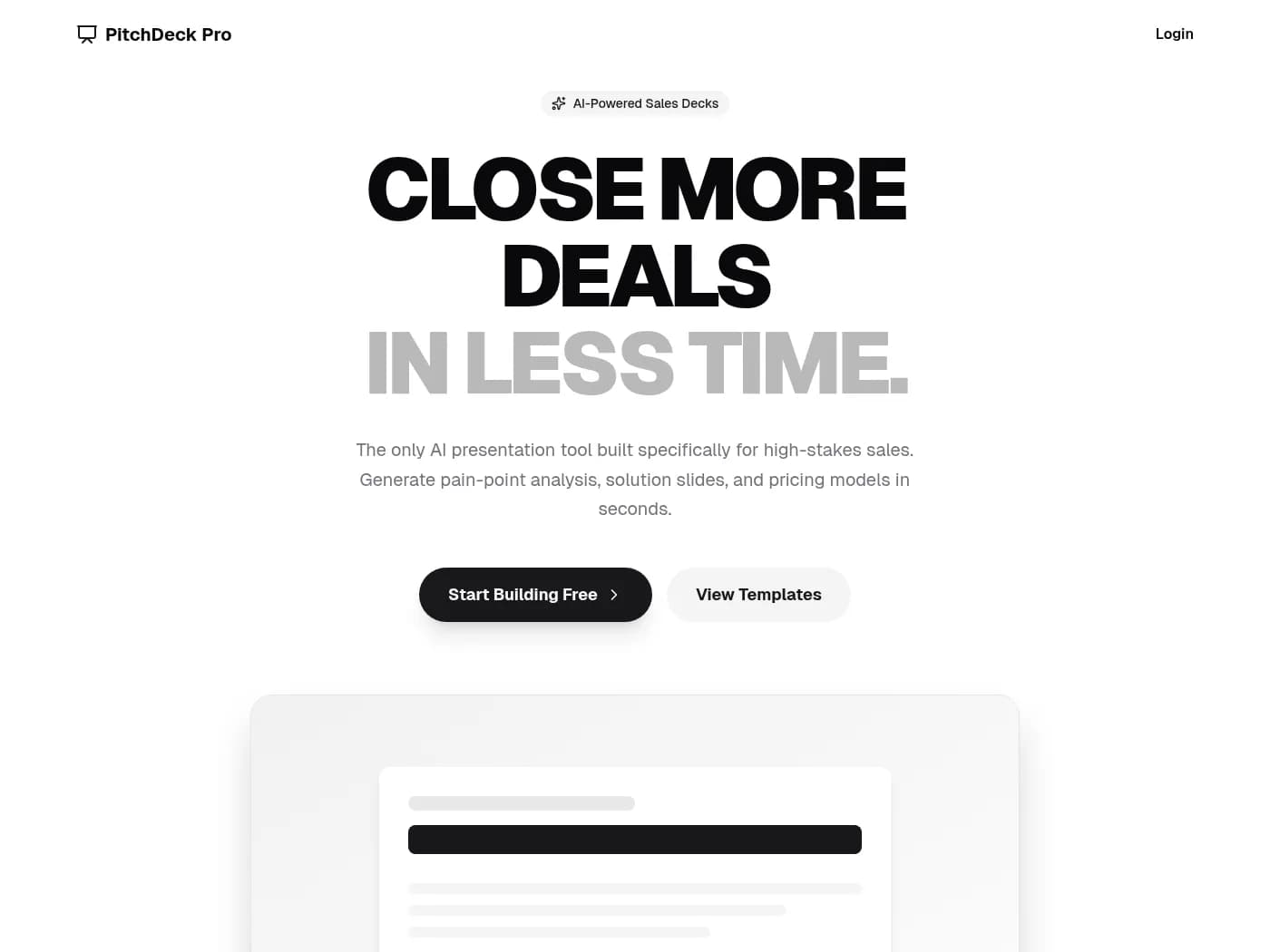 PitchDeck Pro