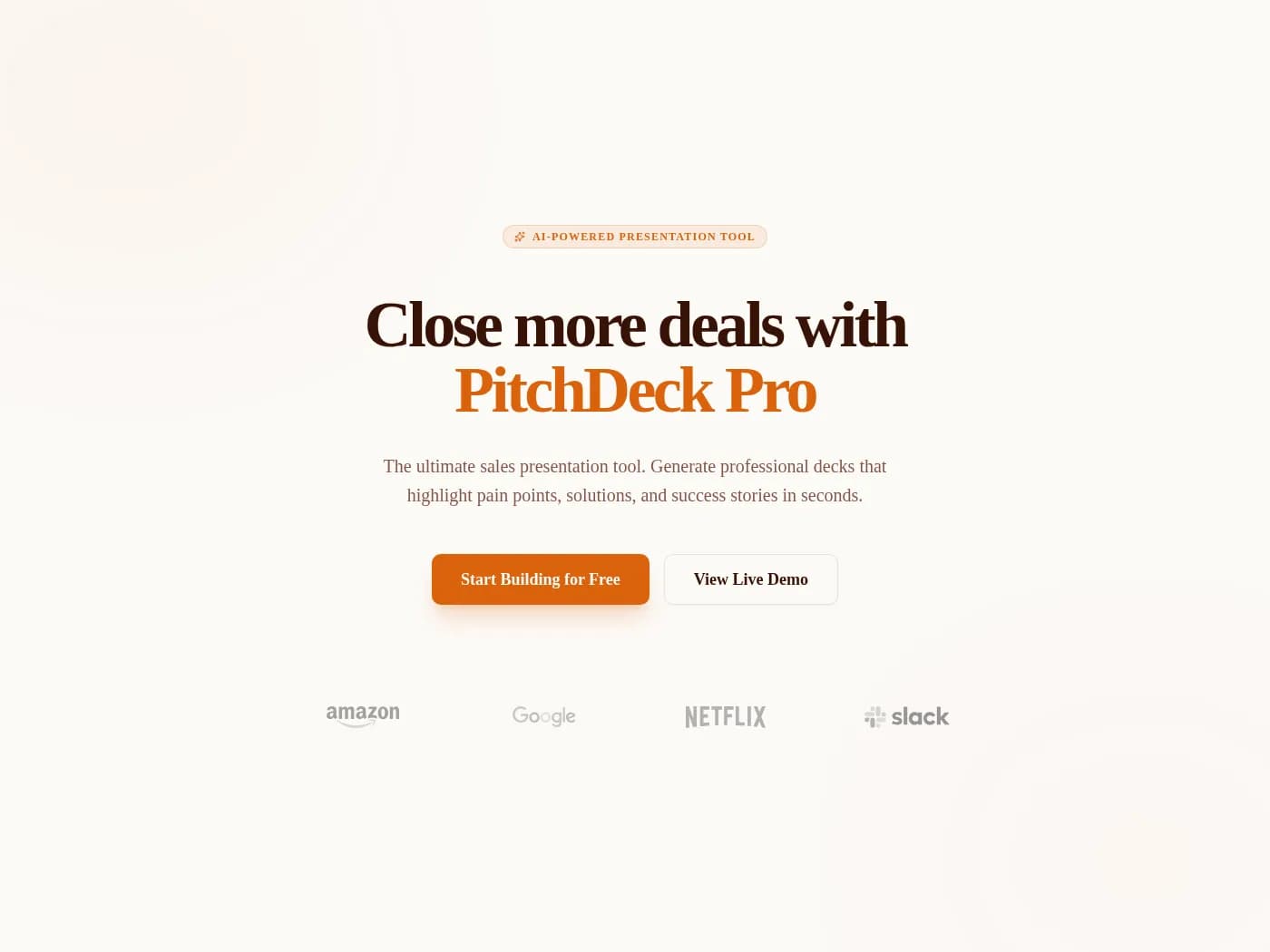 PitchDeck Pro