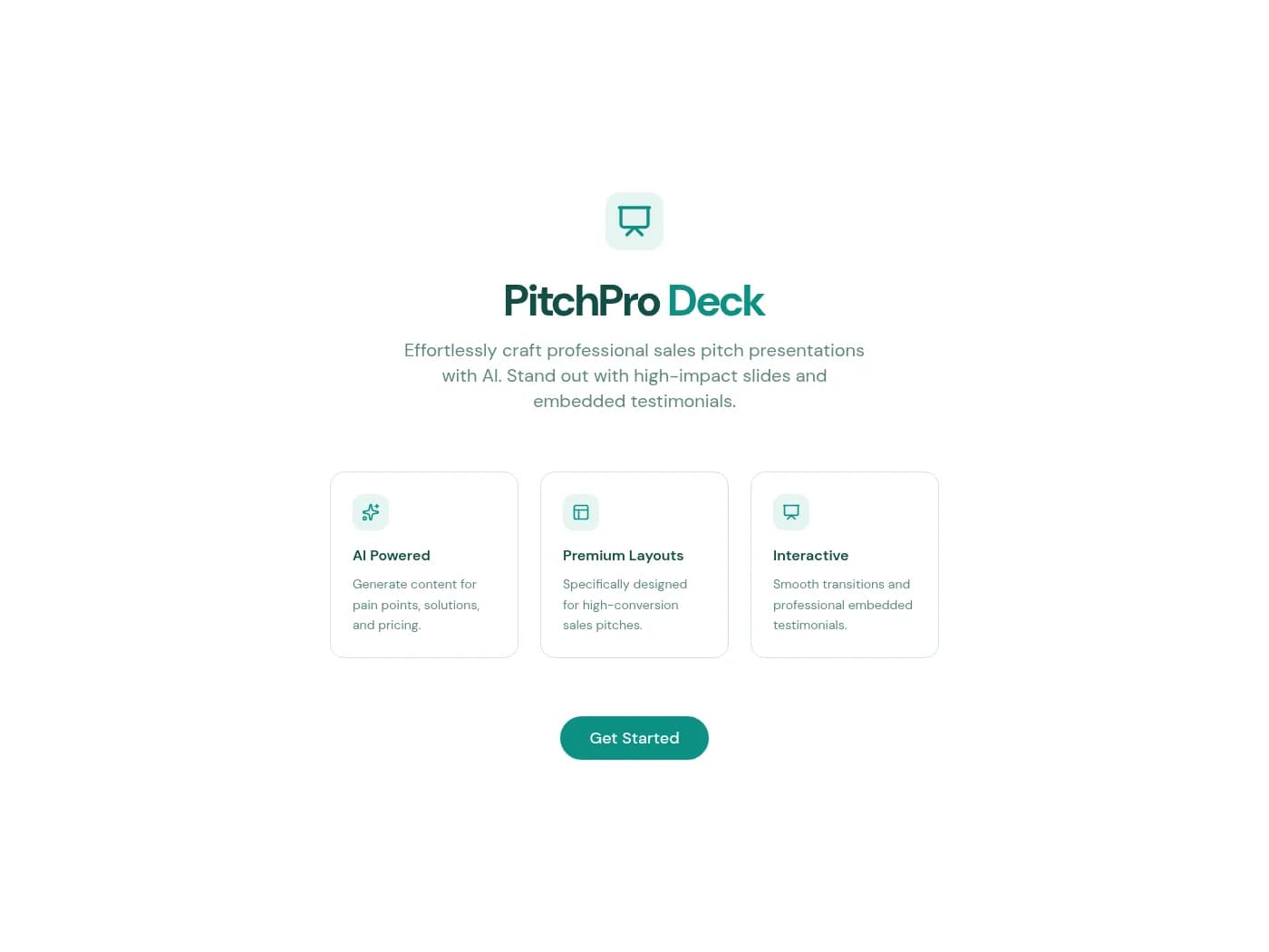 PitchPro Deck