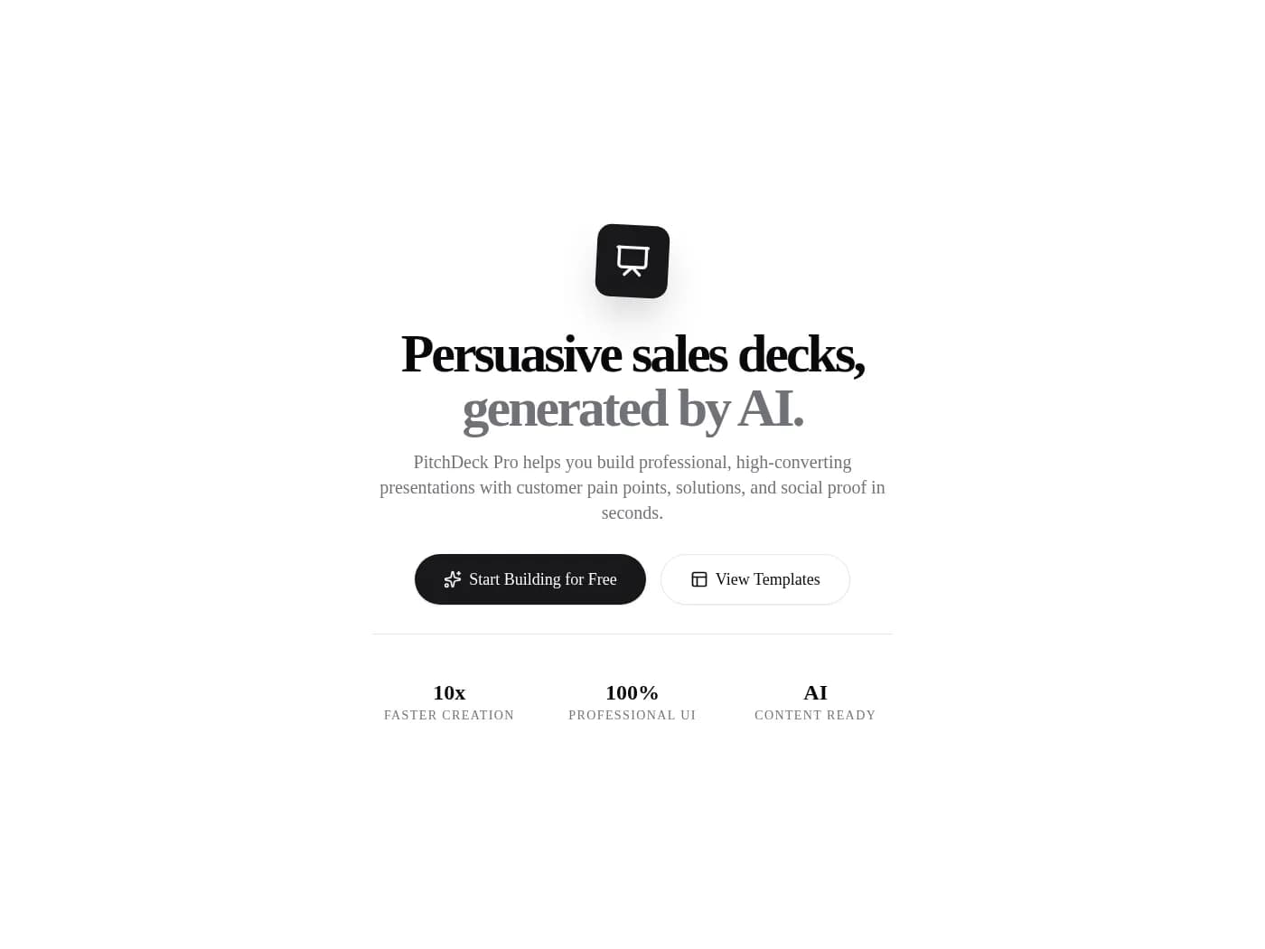 PitchDeck Pro