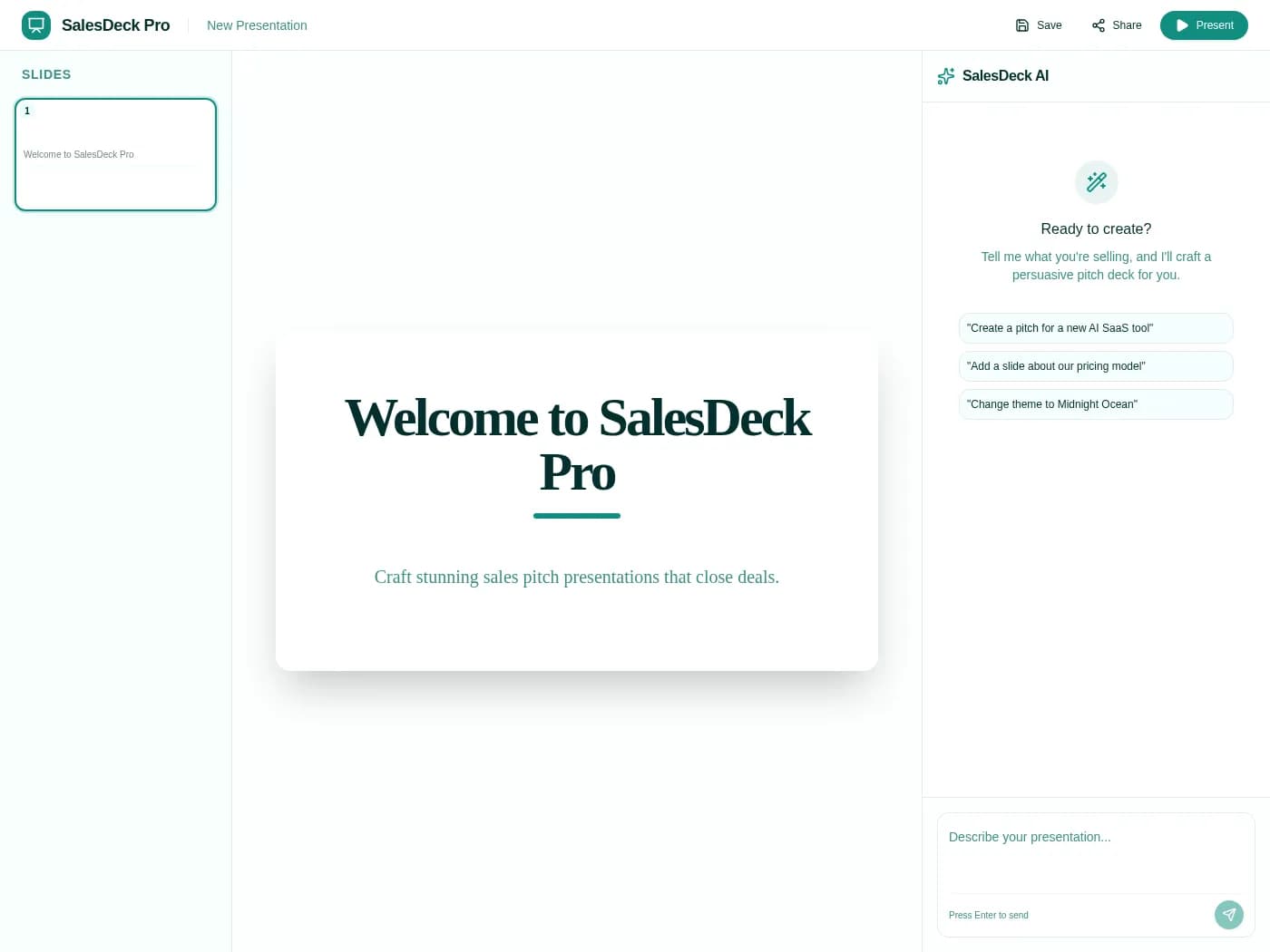 SalesDeck Pro