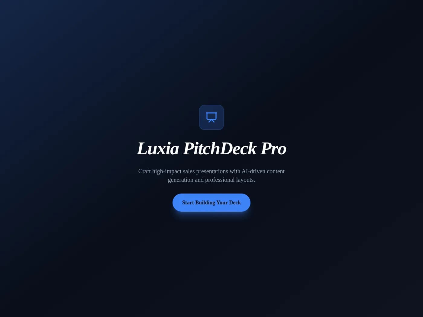 PitchDeck Pro