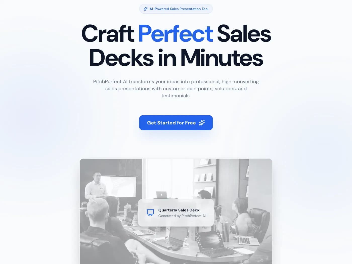 PitchPerfect Deck