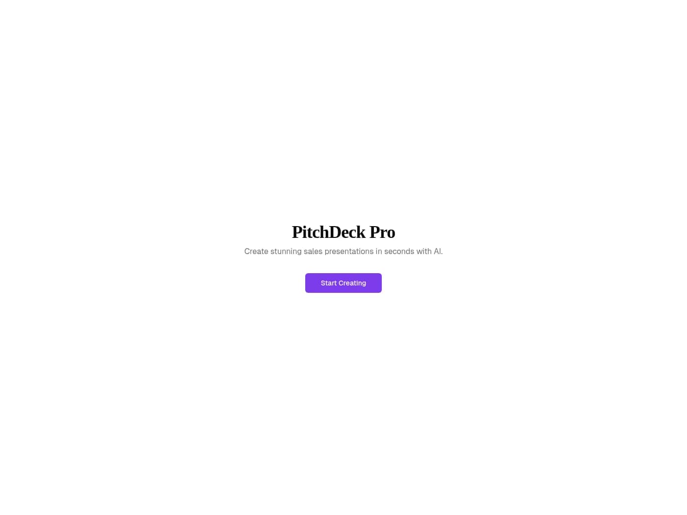 PitchDeck Pro