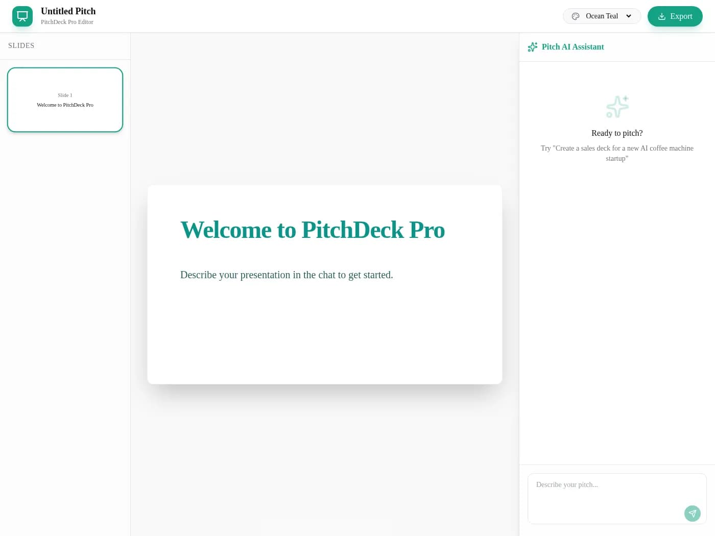 PitchDeck Pro